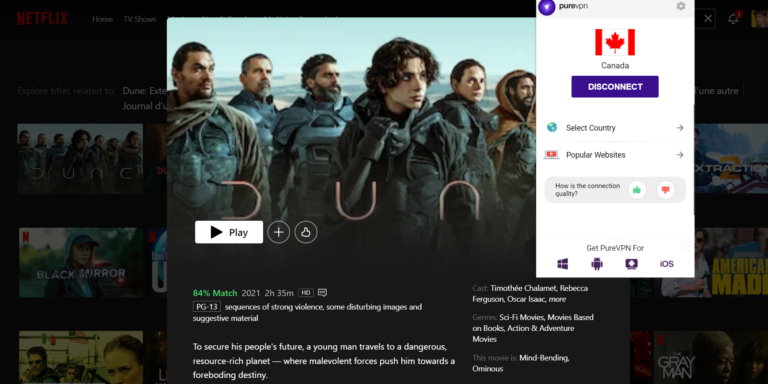 How to Watch Dune on Netflix in the US - PureVPN Blog