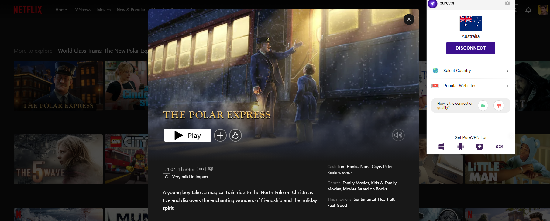 How to watch The Polar Express on Netflix in the US - PureVPN Blog