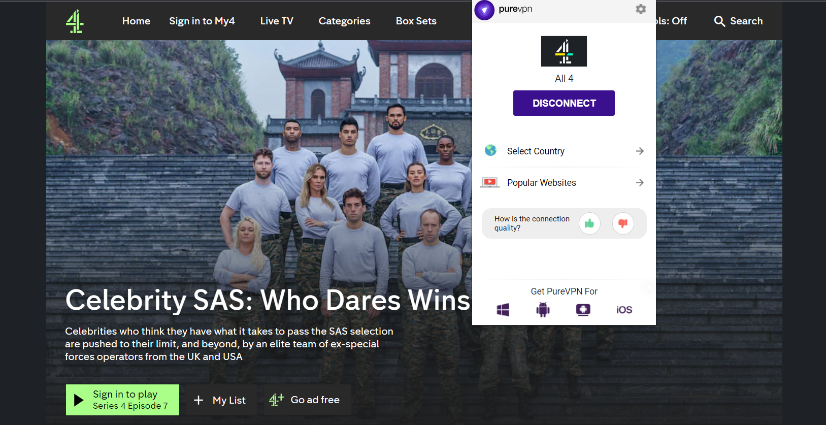 How to watch Celebrity SAS: Who Dares Wins in the US