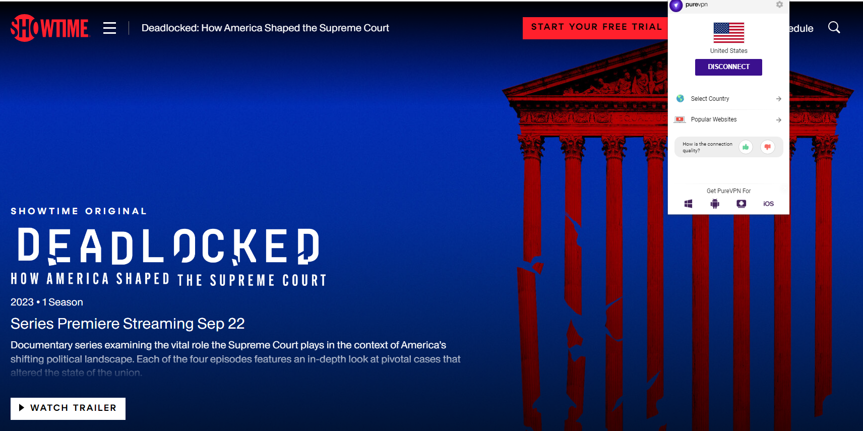 How to watch Deadlocked: How America Shaped the Supreme Court outside ...
