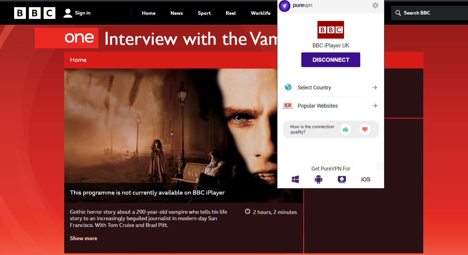 How to watch Interview with the Vampire in Canada on BBC iPlayer