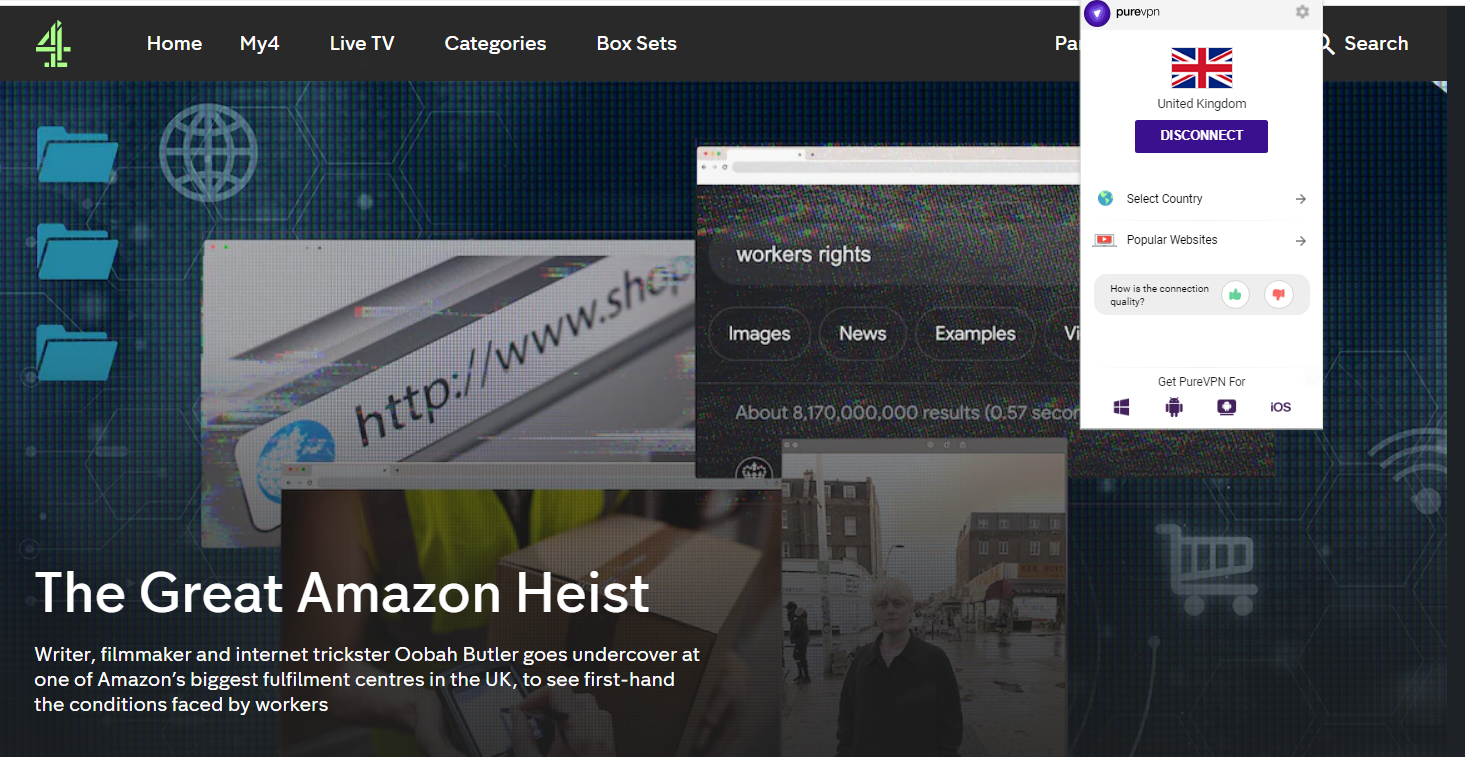 How to watch The Great Amazon Heist in the US on Channel 4