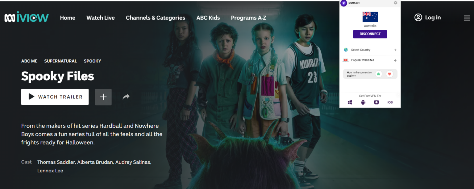 How to watch Spooky Files in the US on ABC iView