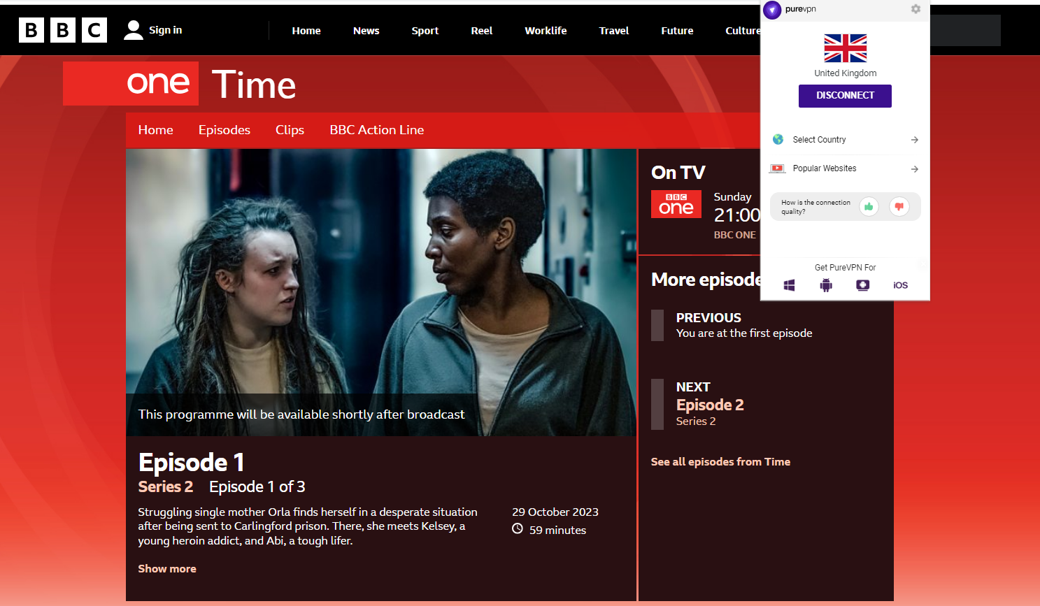 How to watch Time Series 2 in the US on BBC iPlayer