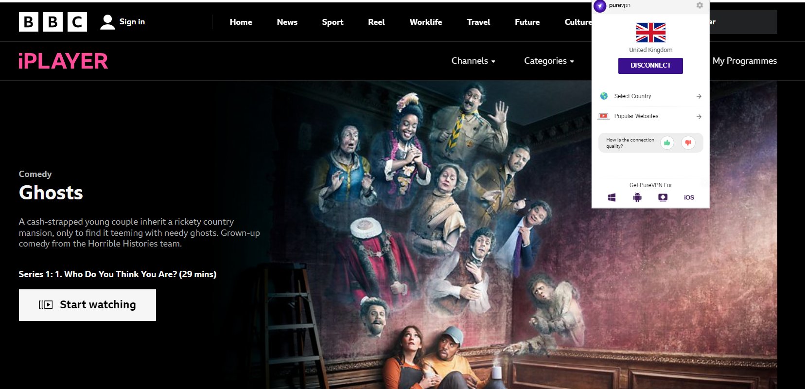 How to watch Ghosts Season 5 in the US on BBC iPlayer