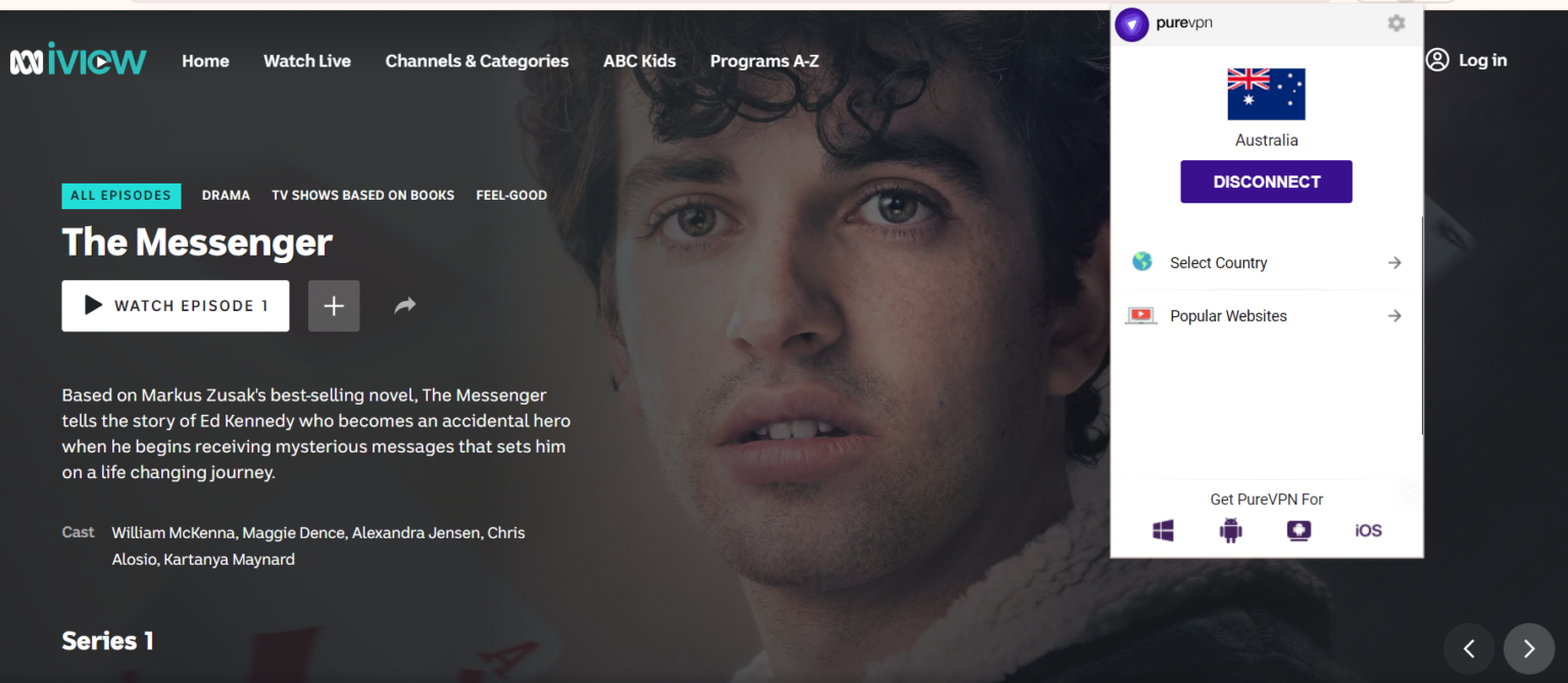 How to watch The Messenger in the US on ABC iView