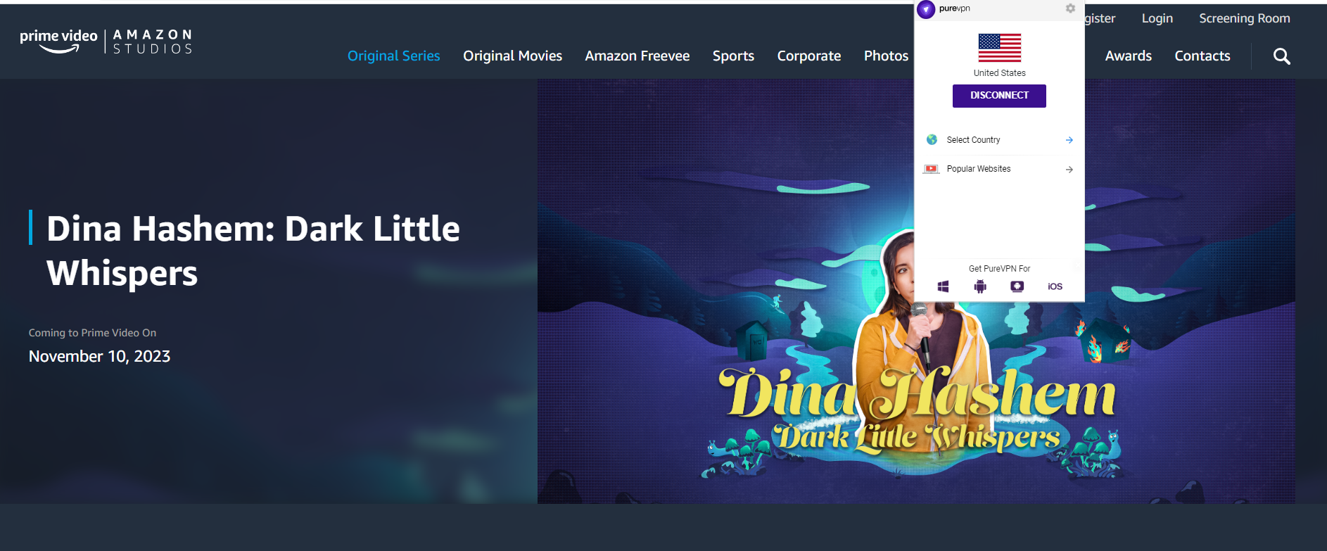 How to watch Dina Hashem: Dark Little Whispers outside the US