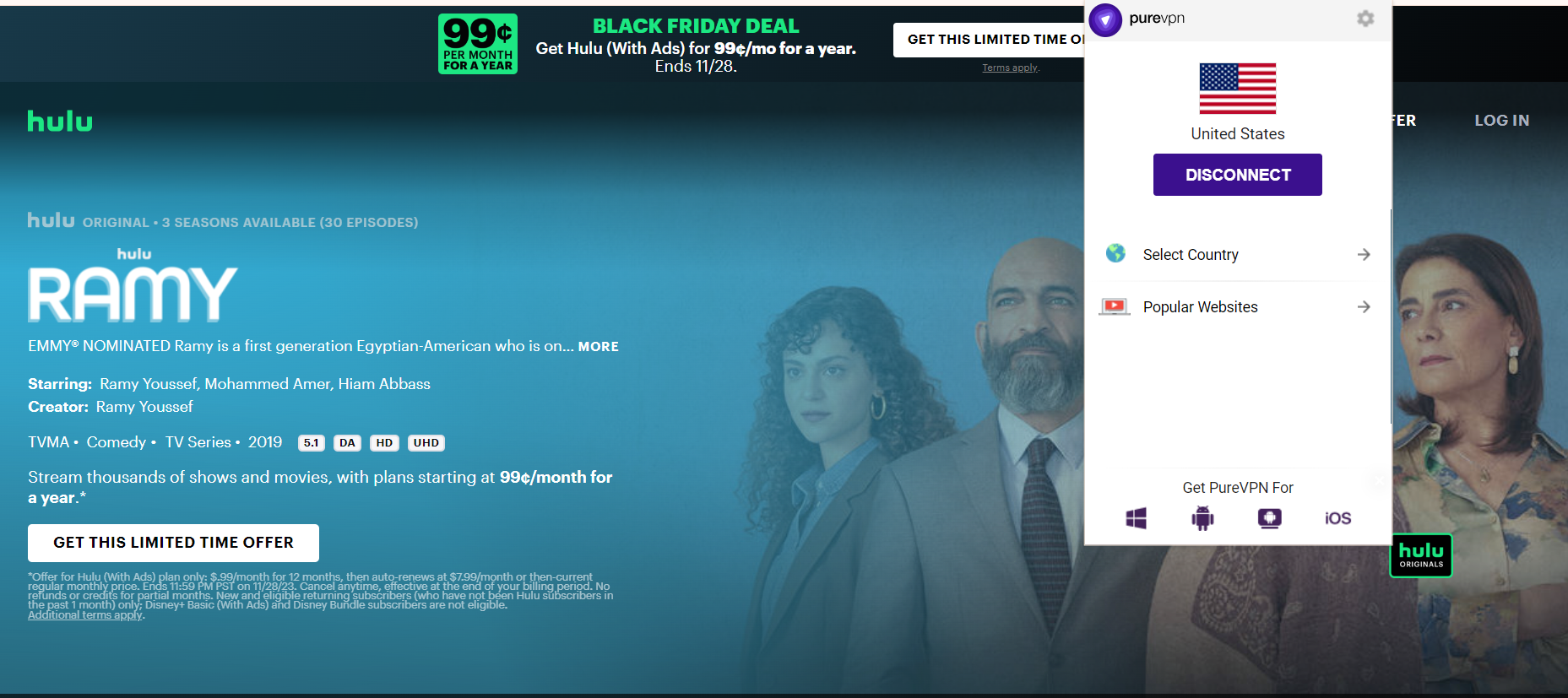 How to watch Ramy Season 3 in the UK on Hulu