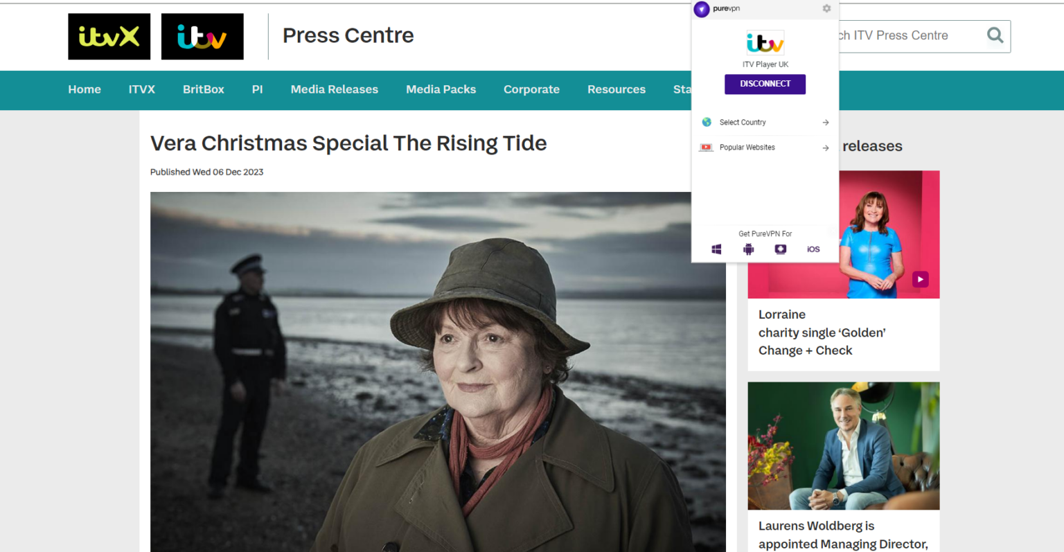 How to watch Vera Christmas Special in the US on ITVX