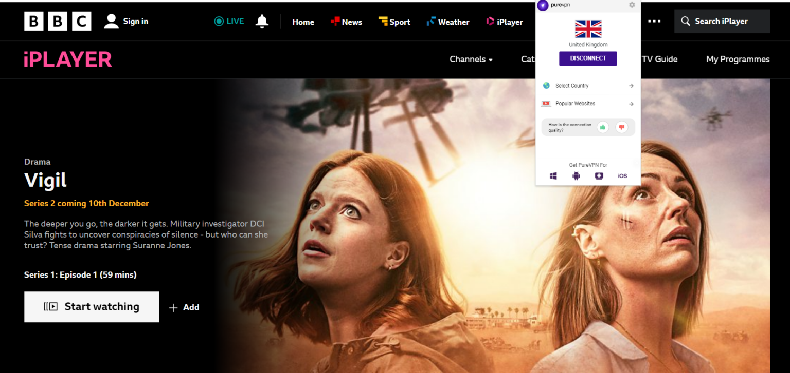 How to watch Vigil Season 2 in the US on BBC iPlayer