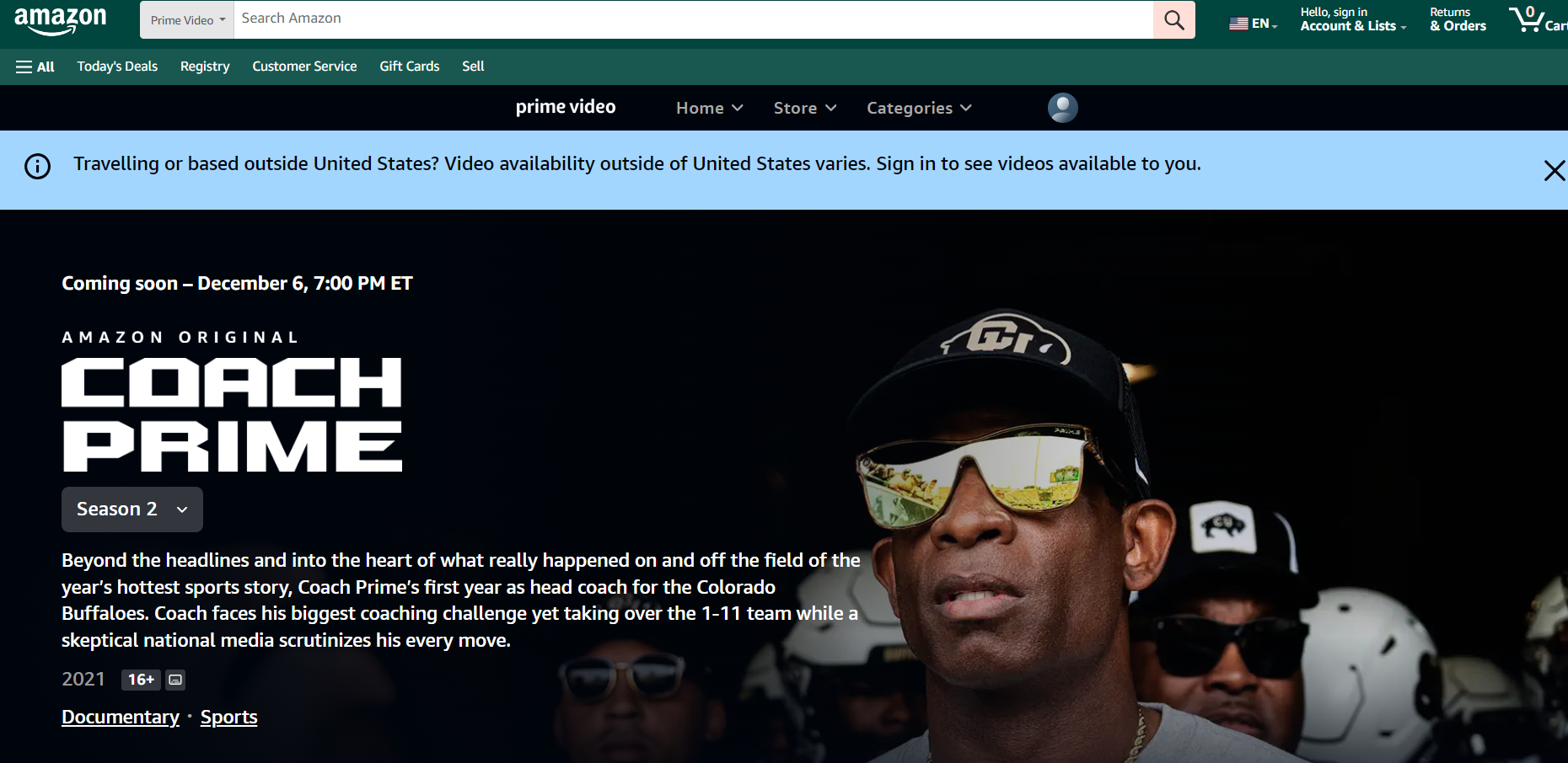How to watch Coach Prime Season 2 in Australia on Amazon Prime ...
