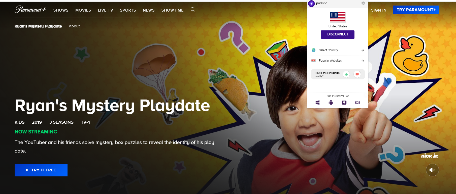 How to watch Ryan’s Mystery Playdate Season 4 outside the US on Paramount