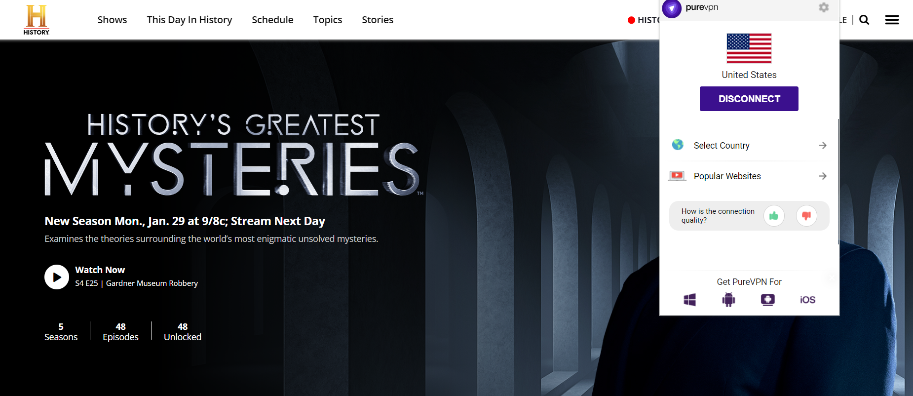 How to watch History's Greatest Mysteries Season 5 in the UK