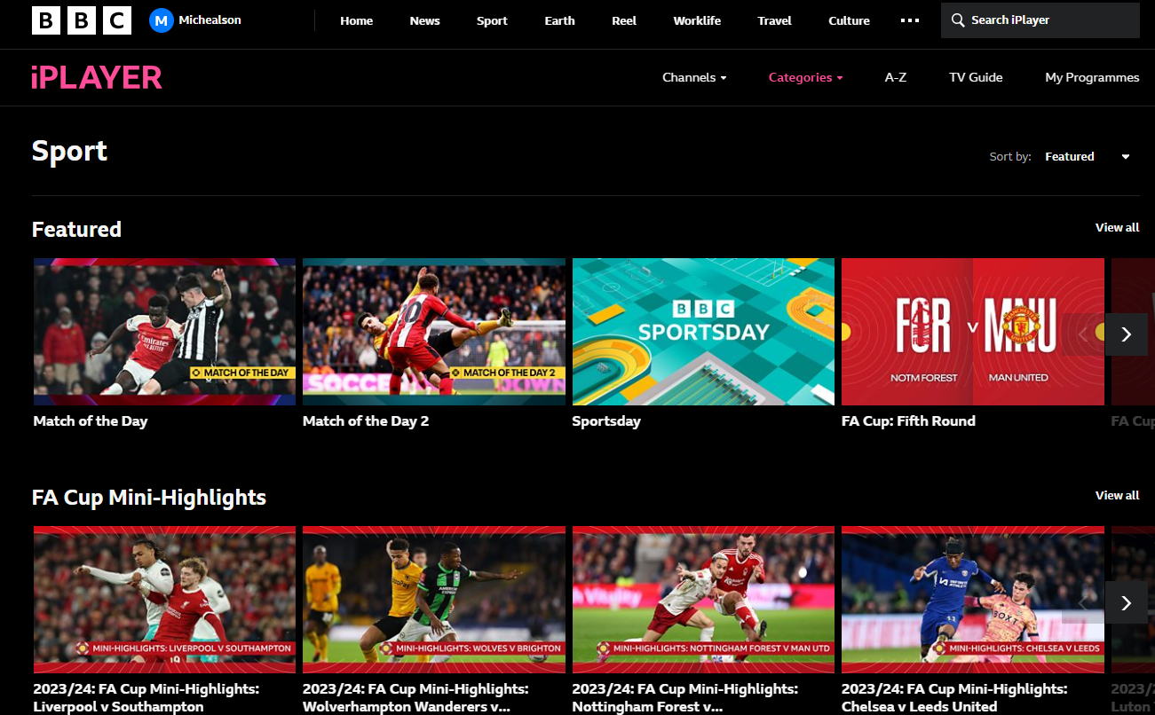 BBC iPlayer Sports : How to watch live sports on BBC