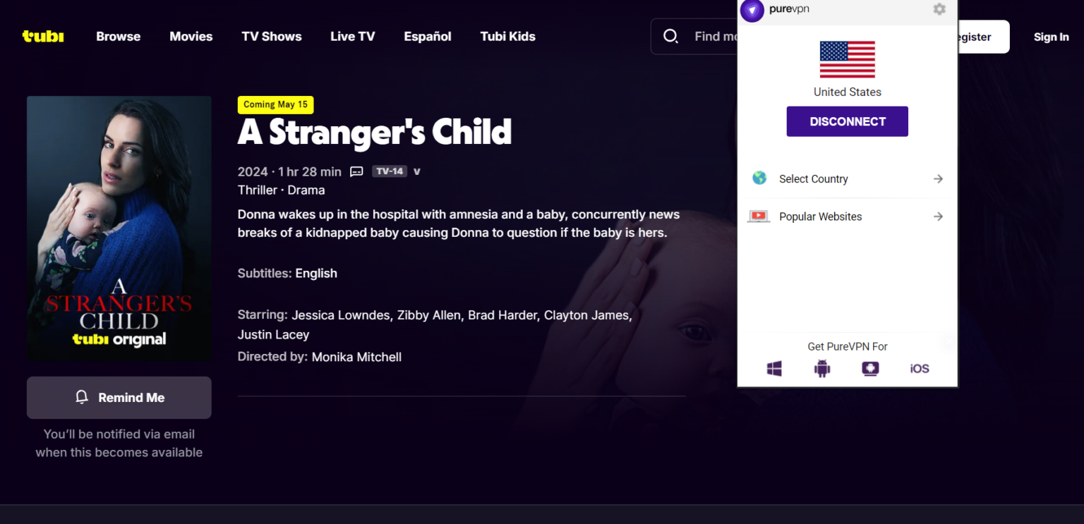 How to Watch A Stranger’s Child in New Zealand on Tubi