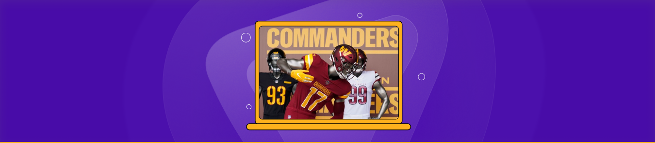 How to Watch Washington Commanders Games live in 2025