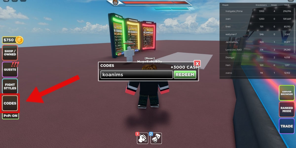 Roblox: Untitled Boxing Game Codes (Updated List 2026) [February 2026]