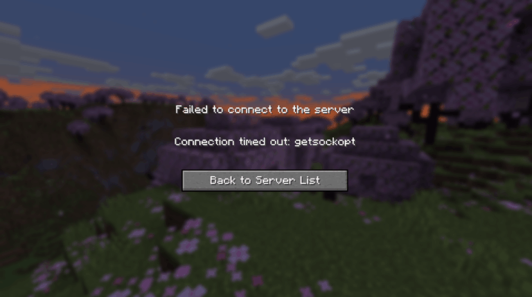 How to Fix the "getsockopt" Error in Minecraft with Port Forwarding