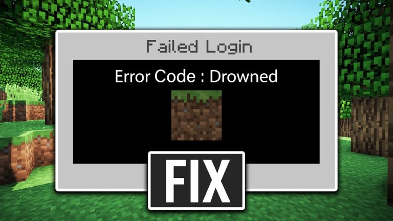 How to Fix Error Code Drowned in Minecraft